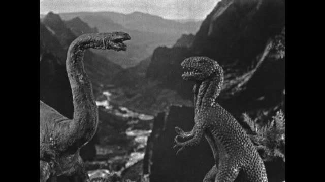 Diplodocus falls and T-Rex is wounded - Cemetery Dance Online